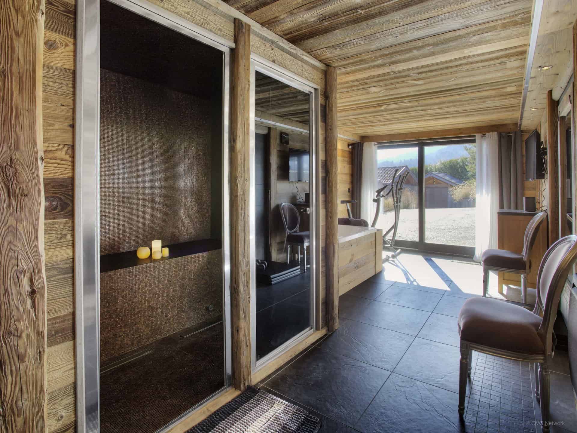 Adding a sauna or steam room to your rental chalet in the Alps | OVO ...